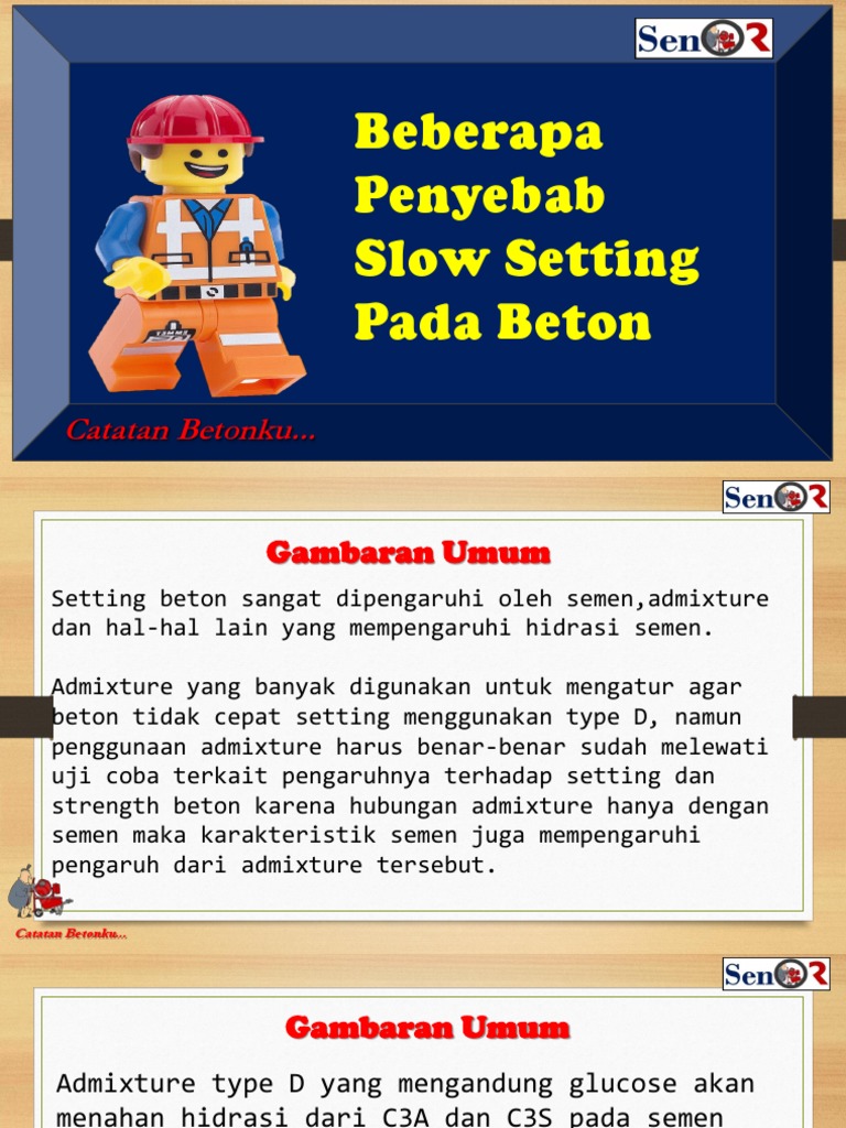 Slow Setting Beton | PDF