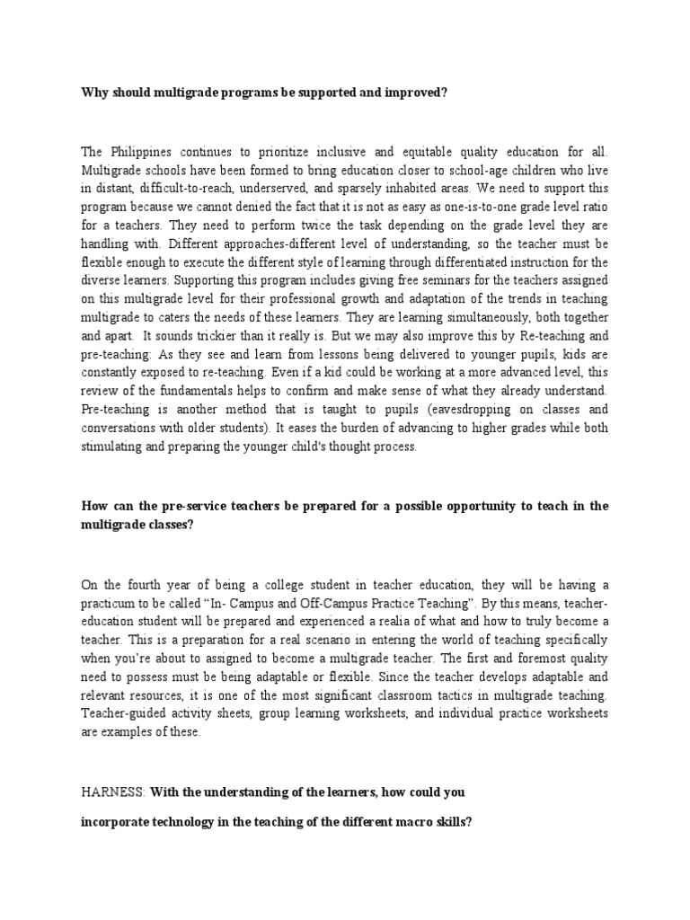 English Module Beed 2nd Year | PDF | Teachers | Learning