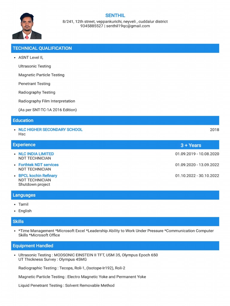 Senthil CV (Full Set) | PDF | Pediatrics | Immunology