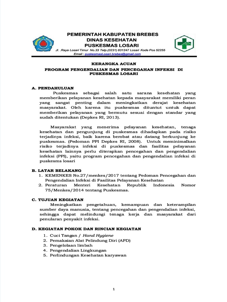 PDF Kak Ppi Puskesmas Compress | PDF