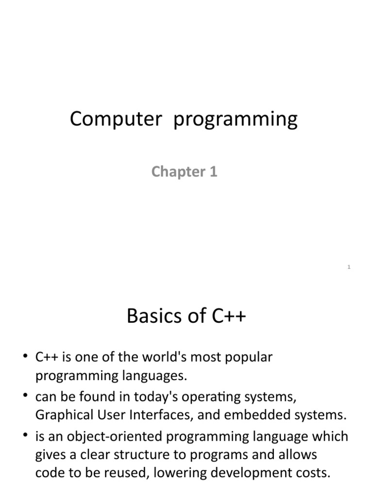 Computer Programming Pdf Parameter Computer Programming Control Flow