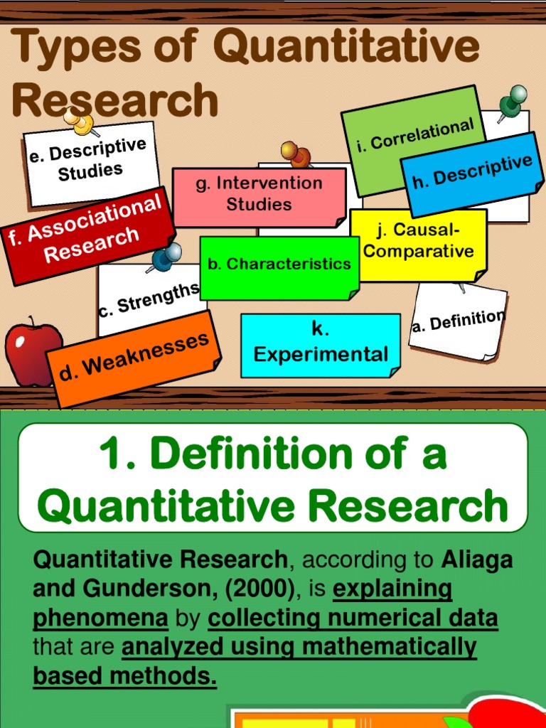 Definition and Types of Quantitative Research | PDF | Experiment ...