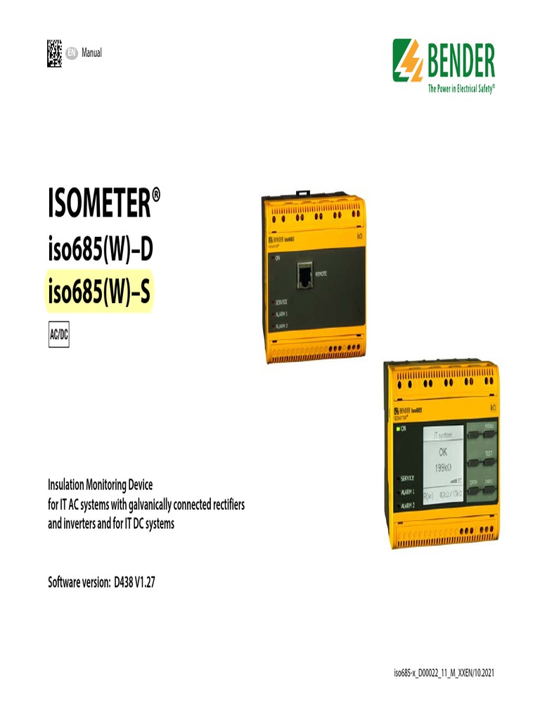 Iso685-X D00022 M XXEN | Download Free PDF | Rectifier | Power Inverter