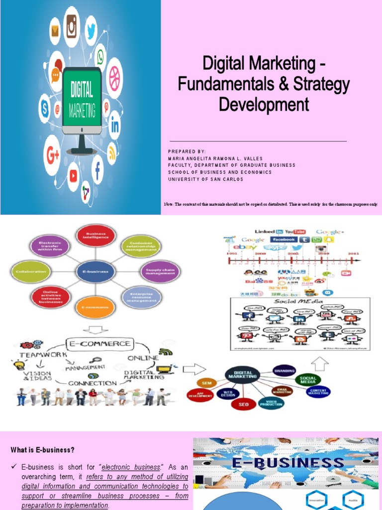 Module 2. Digital Marketing - Fundamentals & Strategy Development | PDF | Digital Marketing | E ...