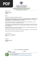 Excuse Letter Intrams | PDF