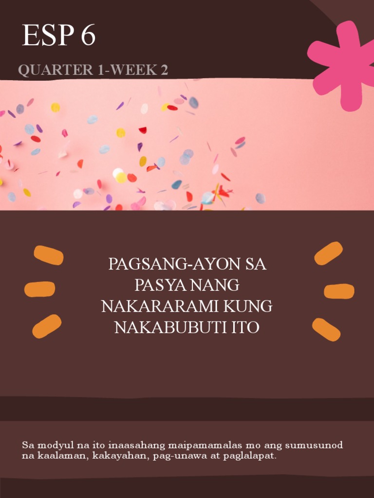 Esp6 Q1 WK2 | PDF
