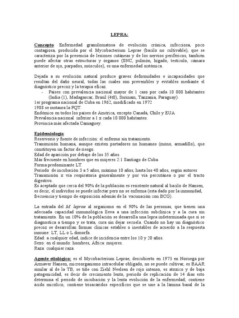 Lepra Seminario | PDF | Sistema inmune | Célula T