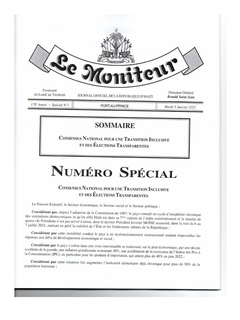 Le Moniteur | PDF
