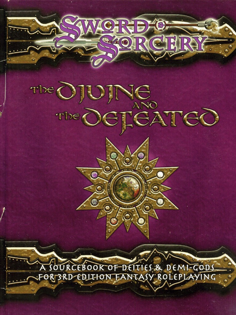 Sword & Sorcery - The Divine and The Defeated | PDF | Dwarf (Dungeons & Dragons)
