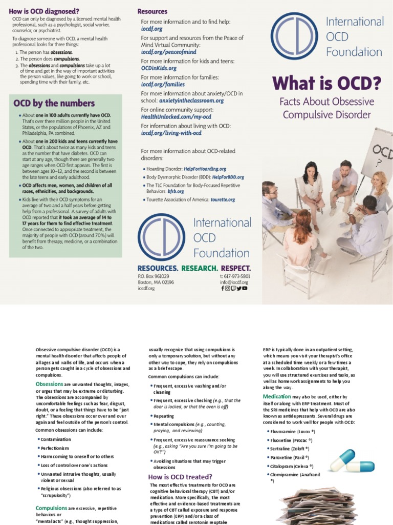 What Is OCD Brochure | PDF | Obsessive–Compulsive Disorder | Cognitive Science