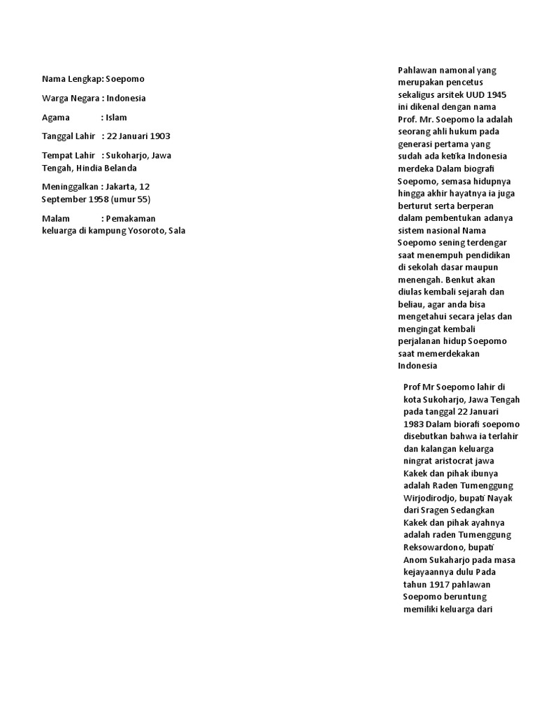 Soepomo | PDF