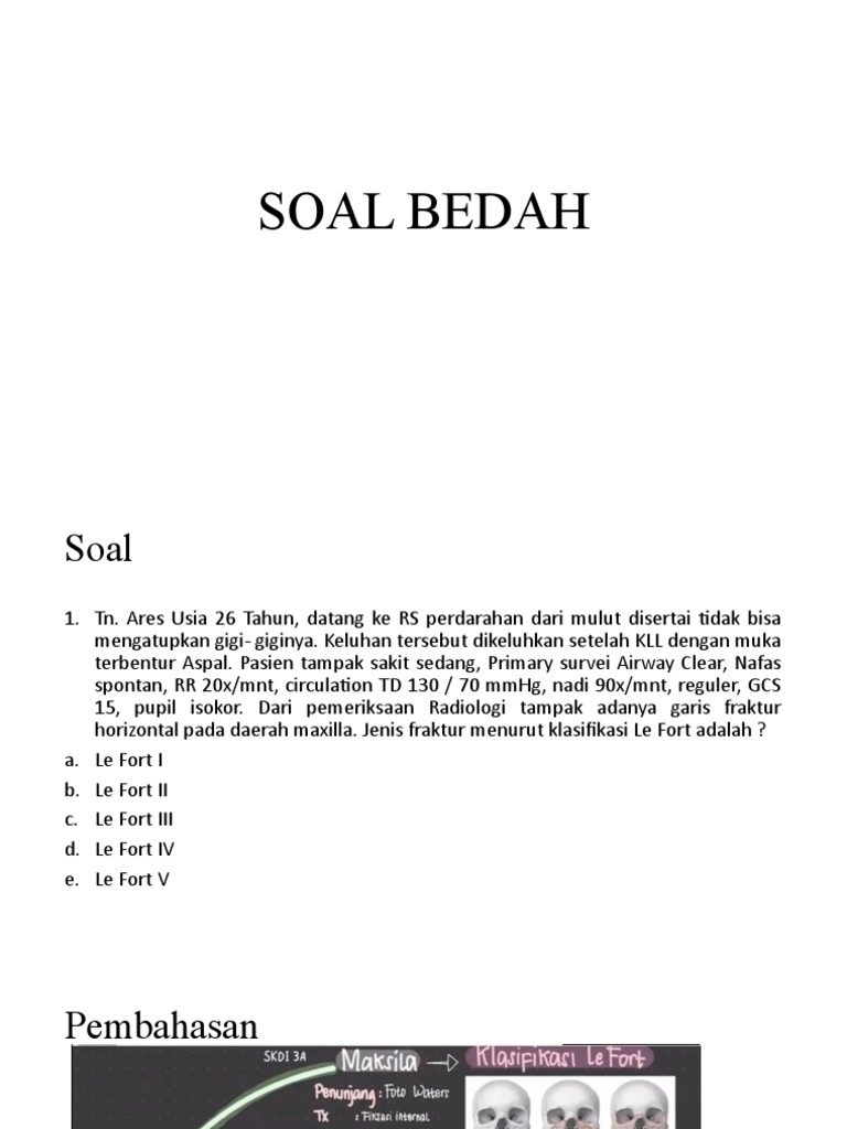 SOAL BEDAH Ku | PDF