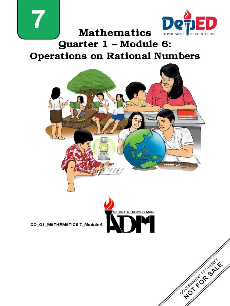 Math7 Adm Module 6 | PDF | Division (Mathematics) | Mathematical Notation