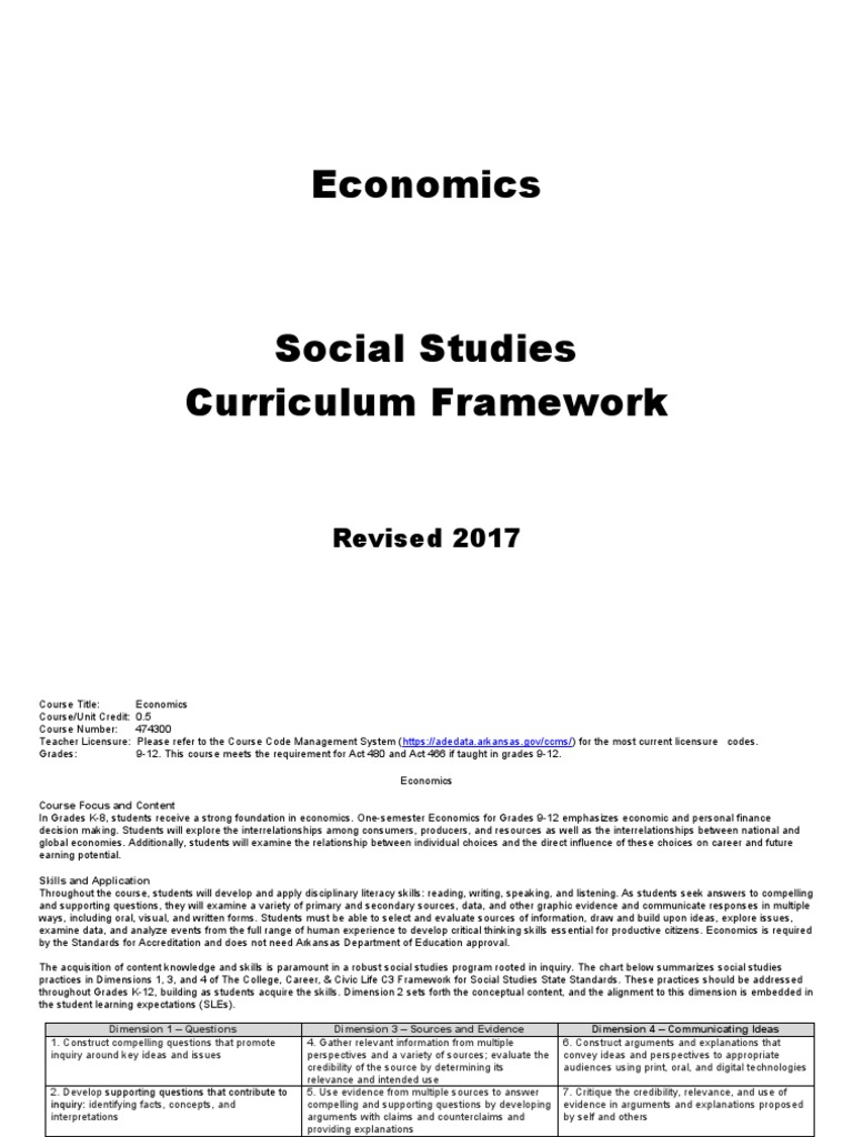 Economics Aligned To PF Standards | PDF | Finance & Money Management ...