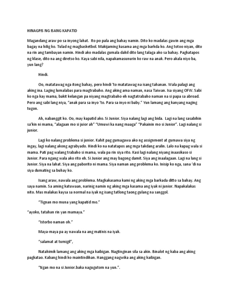 HINAGPIS NG ISA-WPS Office | PDF