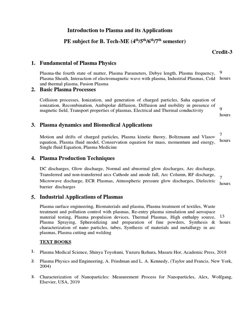 Plasma | PDF | Plasma (Physics) | Phases Of Matter