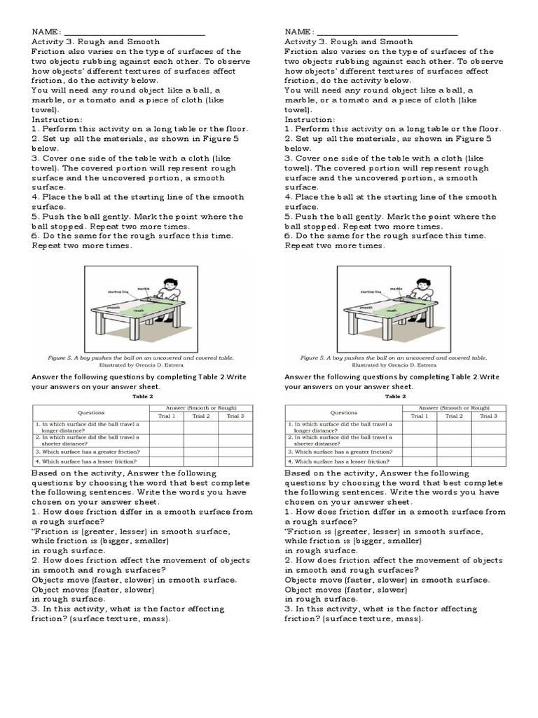 Friction: Rough vs. Smooth Surfaces | PDF | Friction | Physical Sciences