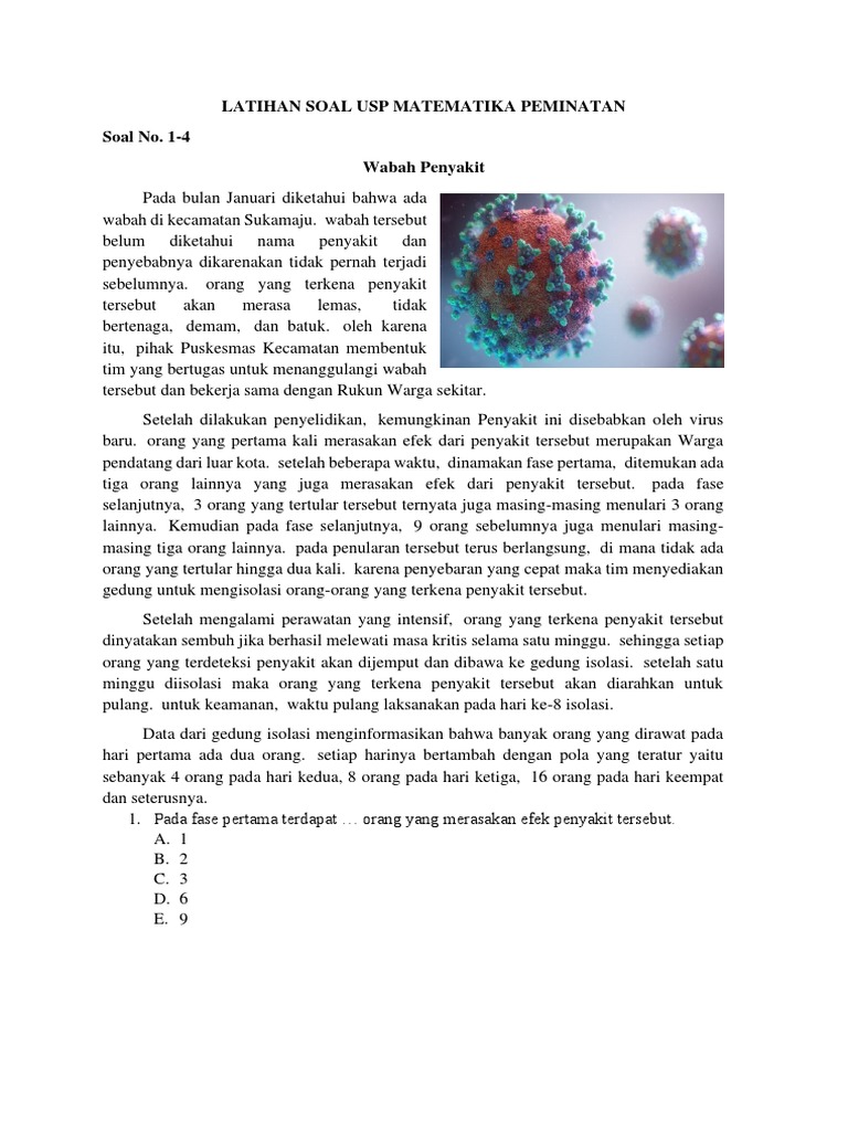 Latihan Soal Usp | PDF