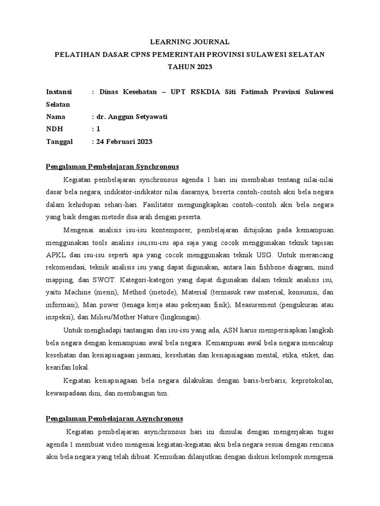 TUGAS 2 Learning Journal Analisis Isu Kontemporer | PDF