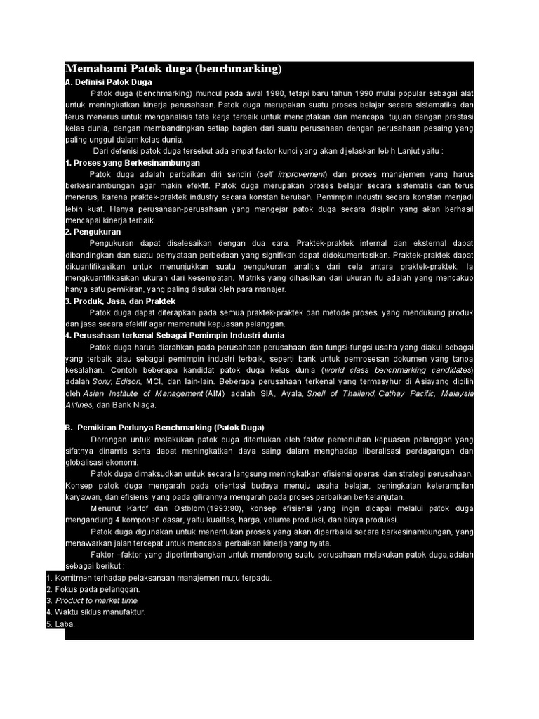 Memahami Patok Duga | PDF