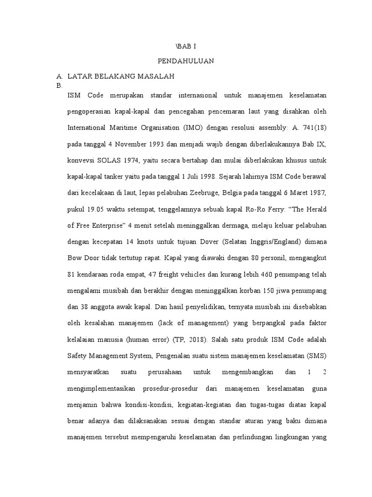 Bab I Jusdi Simarmata Ism Code | PDF