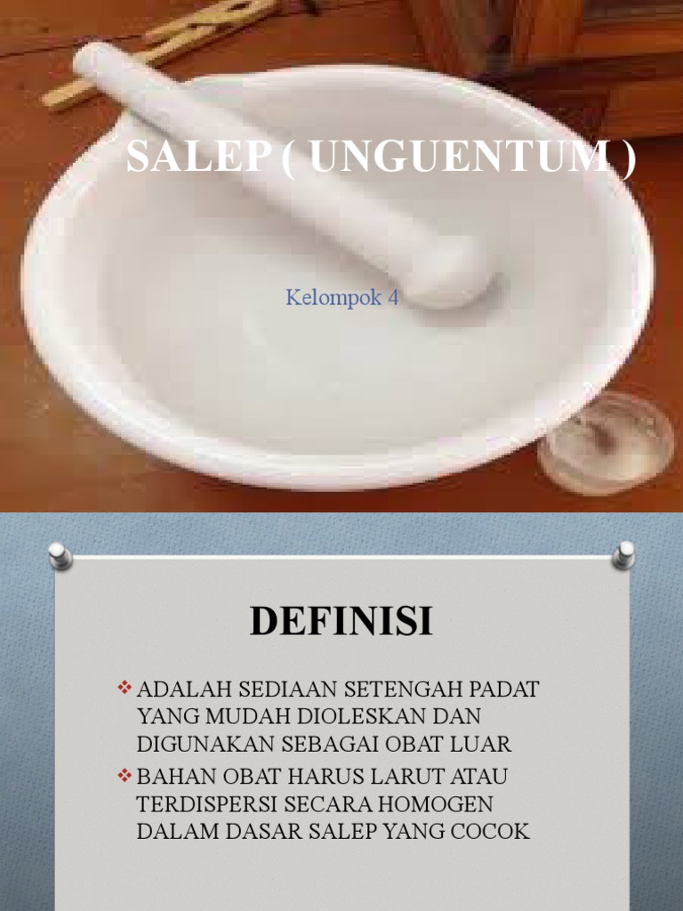 Salep Unguentum | PDF