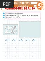 Numeros Del 36 Al 40 Para Ninos de 5 Anos | PDF