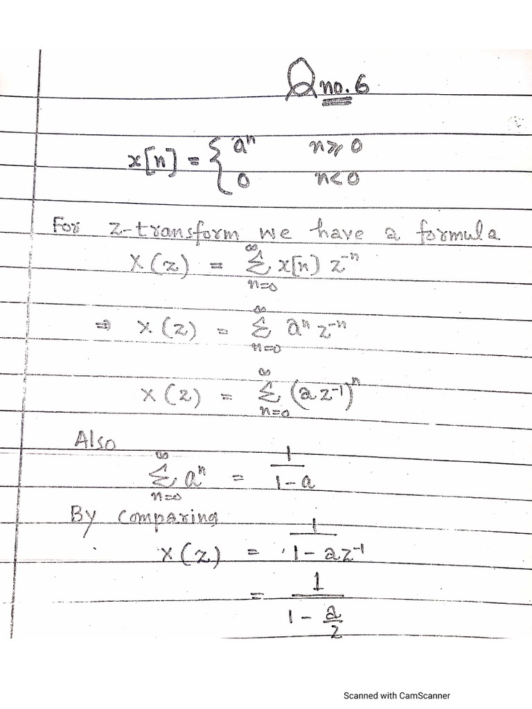 Z Transform Pdf