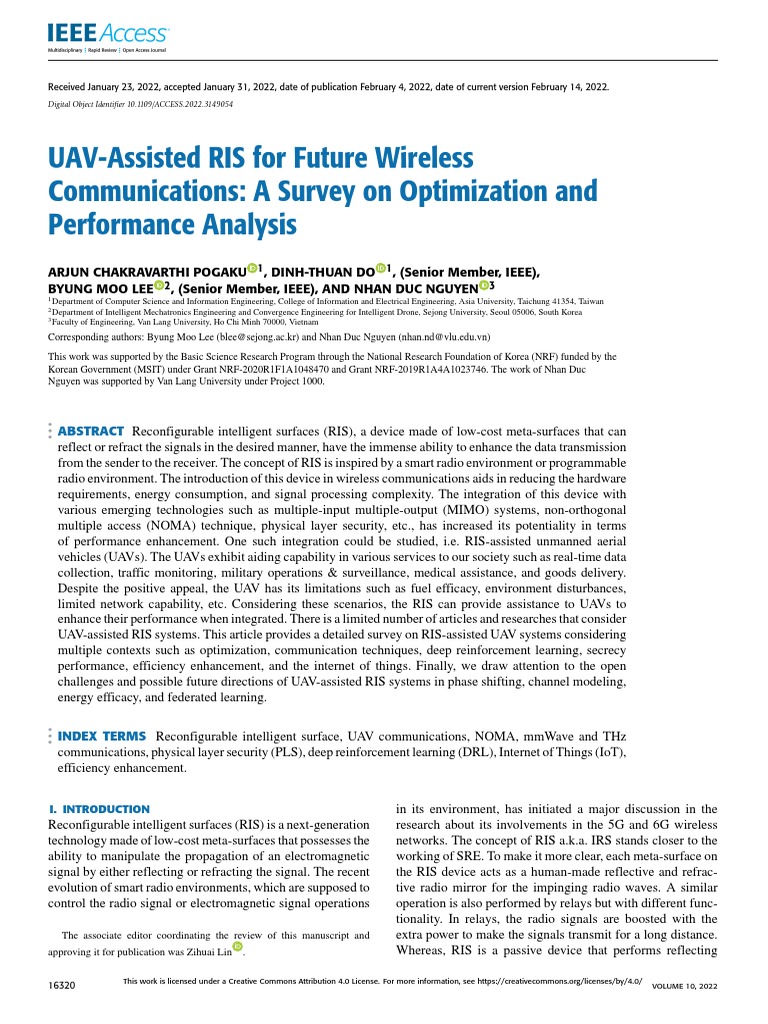 UAV-Assisted RIS For Future Wireless Communications A Survey On ...