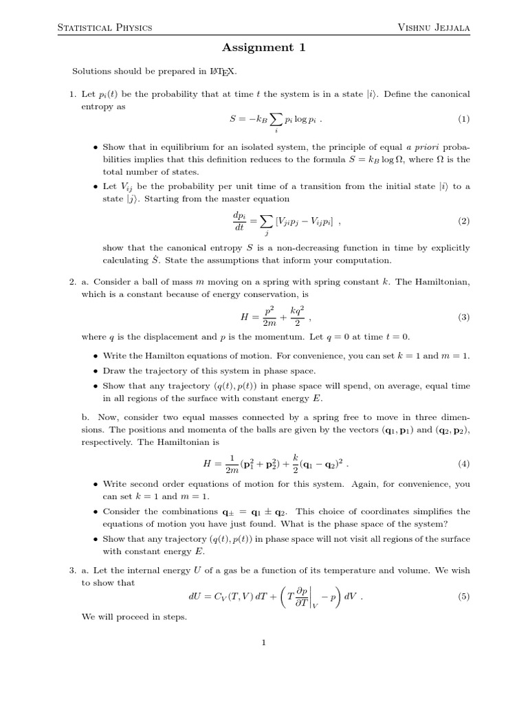 Thermodynamic Processes and Phase Space Trajectories: Solutions to ...