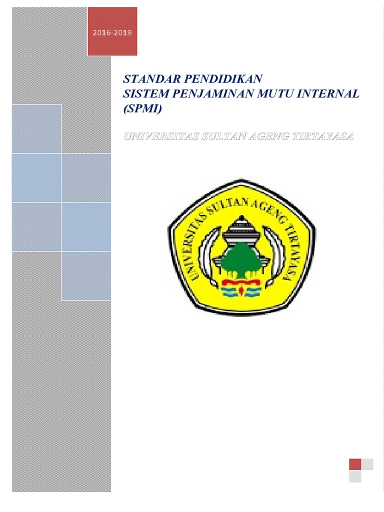 Pedoman SPMI Universitas Untirta | PDF