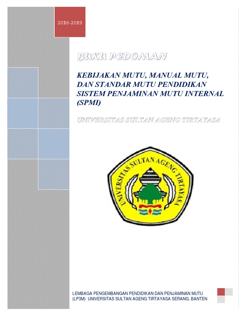 Pedoman SPMI Universitas Untirta | PDF