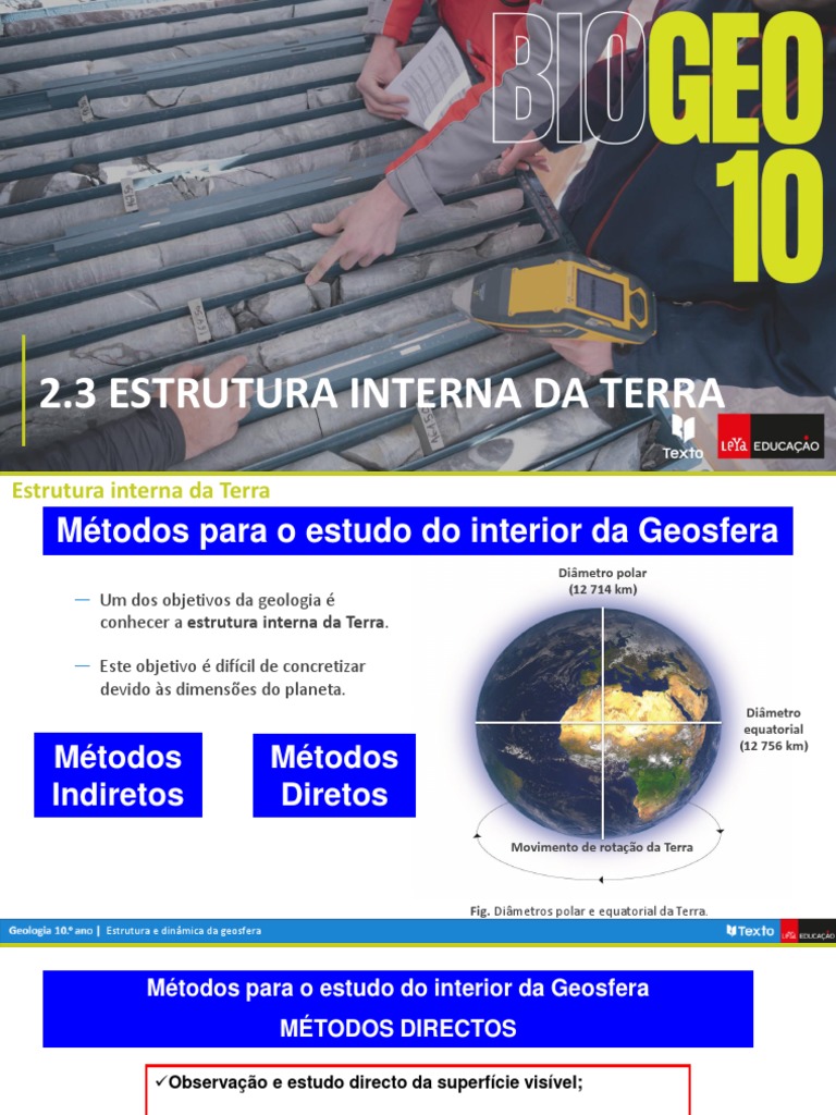 Métodos Diretos e Indiretos para Estudar o Interior Da Terra | PDF ...