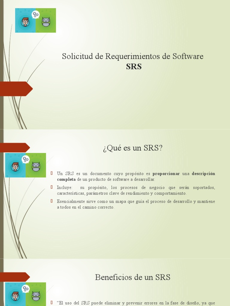 SRS | PDF | Software | Ciencia de sistemas