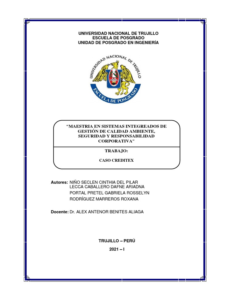 Mejora de Calidad en Creditex Trujillo | PDF | Calibración