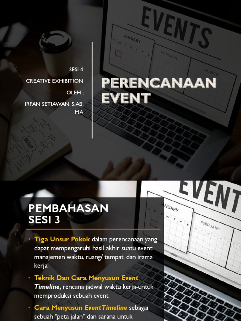 Sesi4 - PERENCANAAN EVENT - Creative Exhibition | PDF