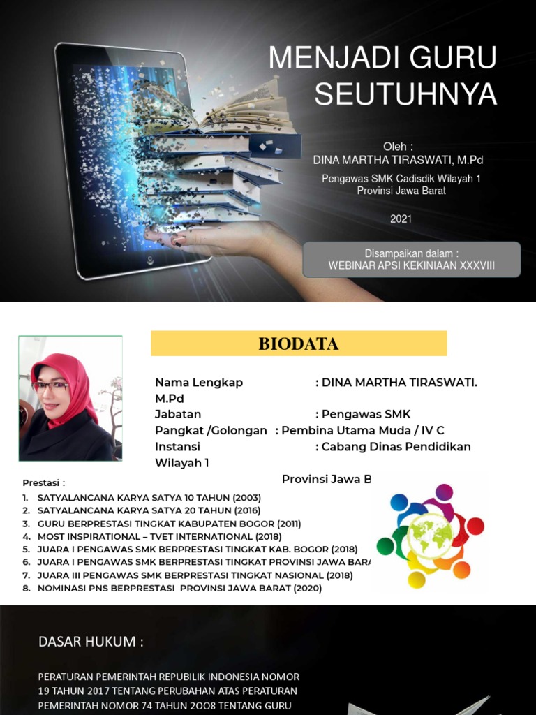 1 Dina MENJADI GURU SEUTUHNYA-4 | PDF | Karier & Perkembangan | Seni