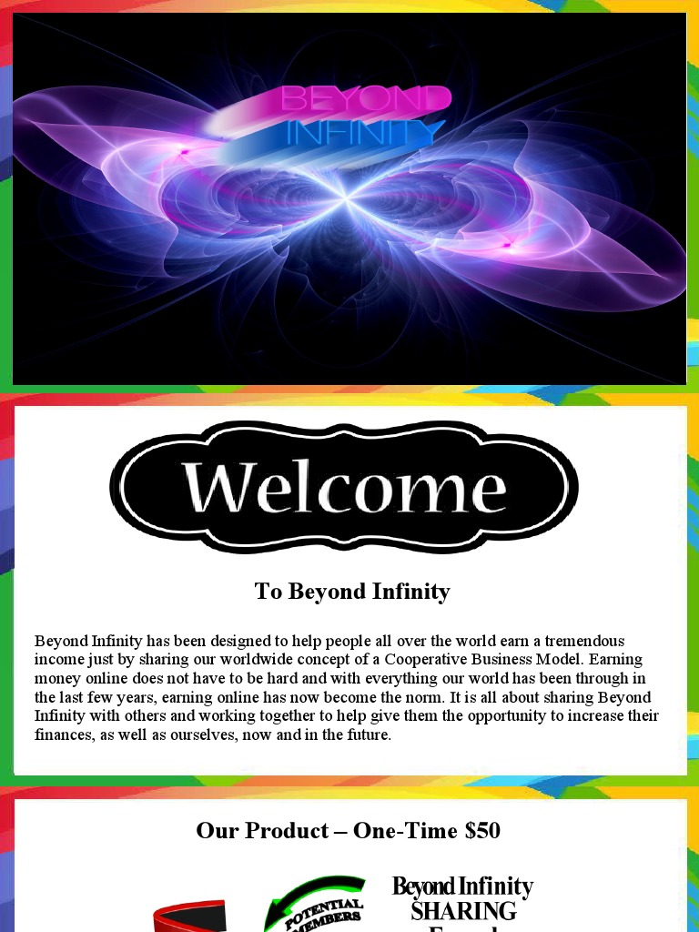 Beyond Infinity Presentation | PDF | Subscription Business Model | Business