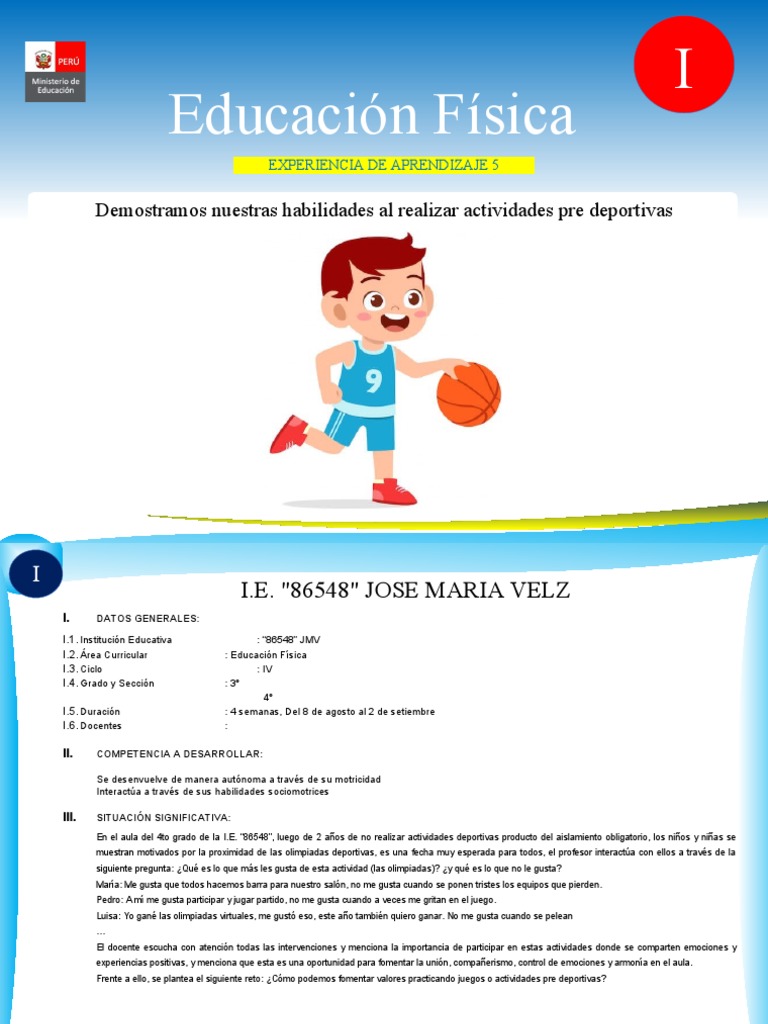 EdA 5 IV CICLO 3ro 4to | PDF | Aprendizaje | Evaluación