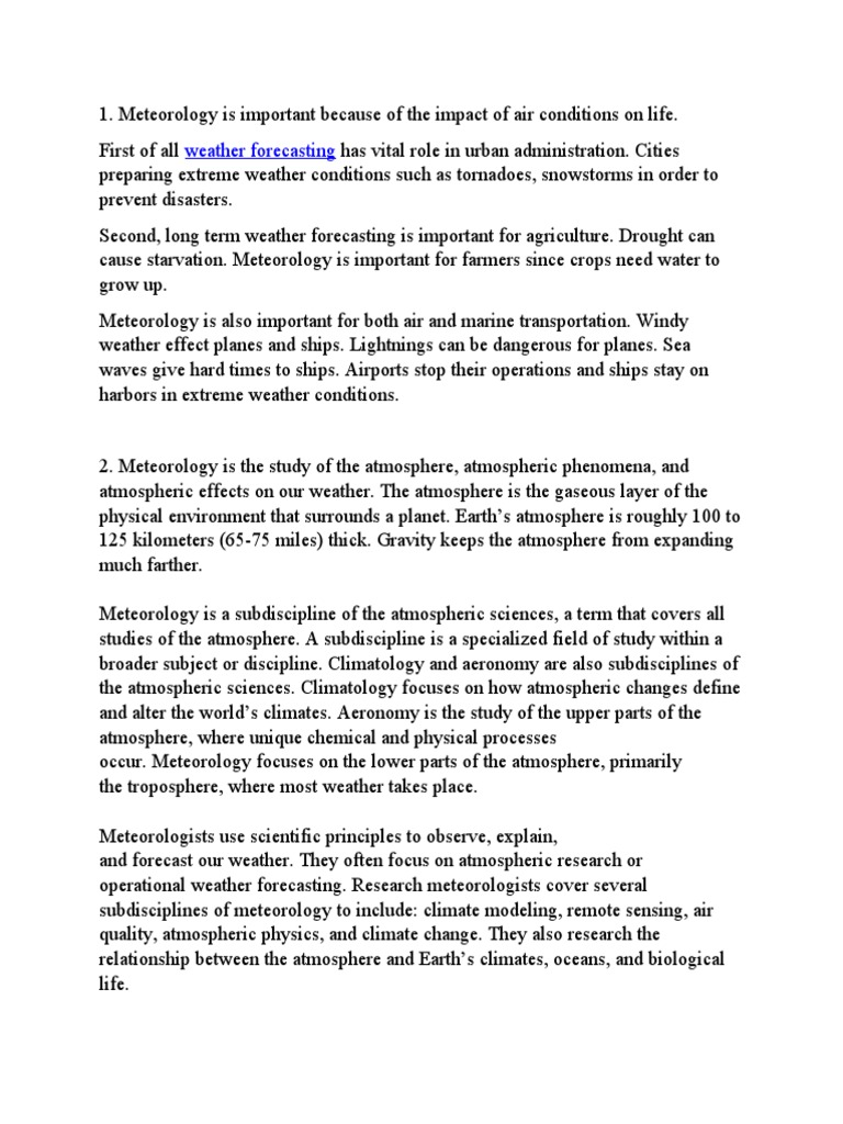 Meteorology | PDF | Tropical Cyclones | Meteorology