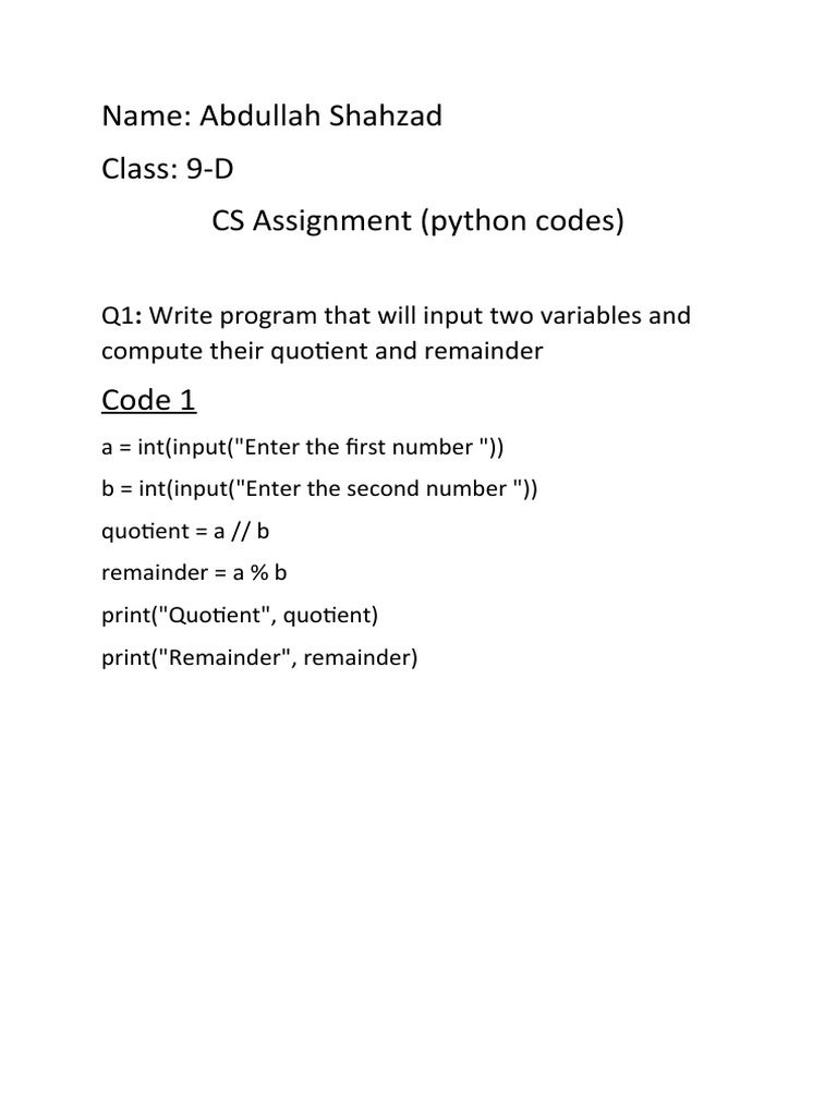 Python Codes Abdullah | PDF Python Codes Abdullah | PDF
