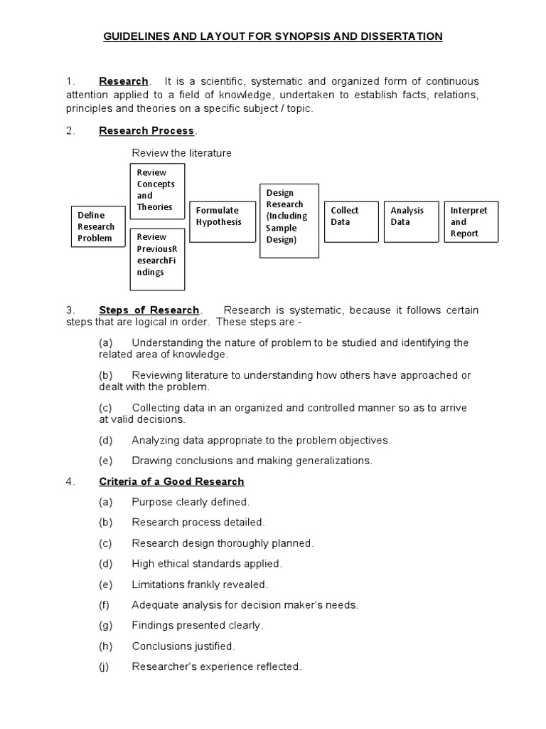 Guidelines For Synopsis & Dissertation-Defense | Download Free PDF ... Guidelines For Synopsis & Dissertation-Defense | Download Free PDF ...