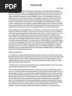 To Build A Fire | PDF