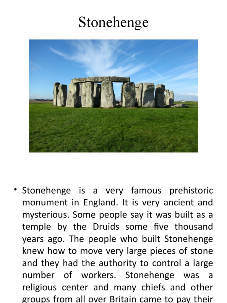Stonehenge | PDF | Travel | Art