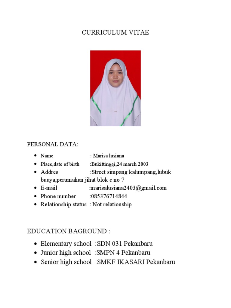 Curriculum Vitae | PDF