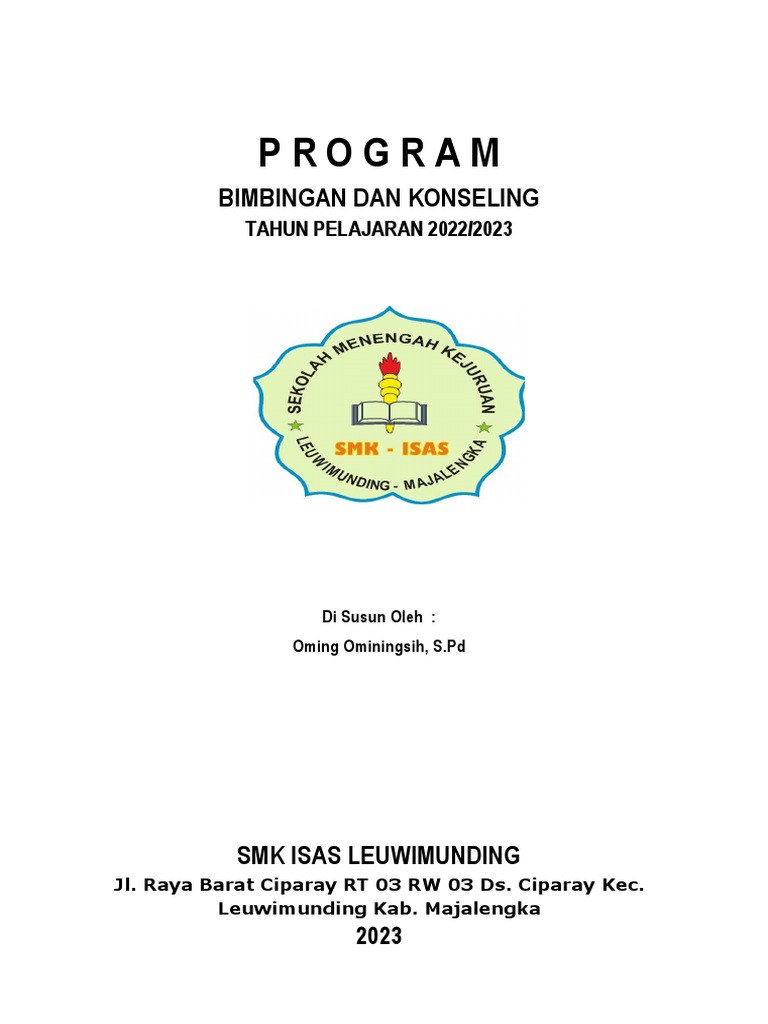 Program BK SMK (Pribadi, Sosial, Akademik, Karir) | PDF