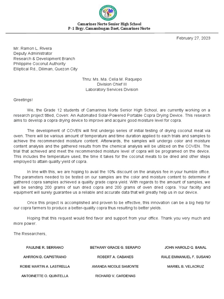 Discount Letter | PDF