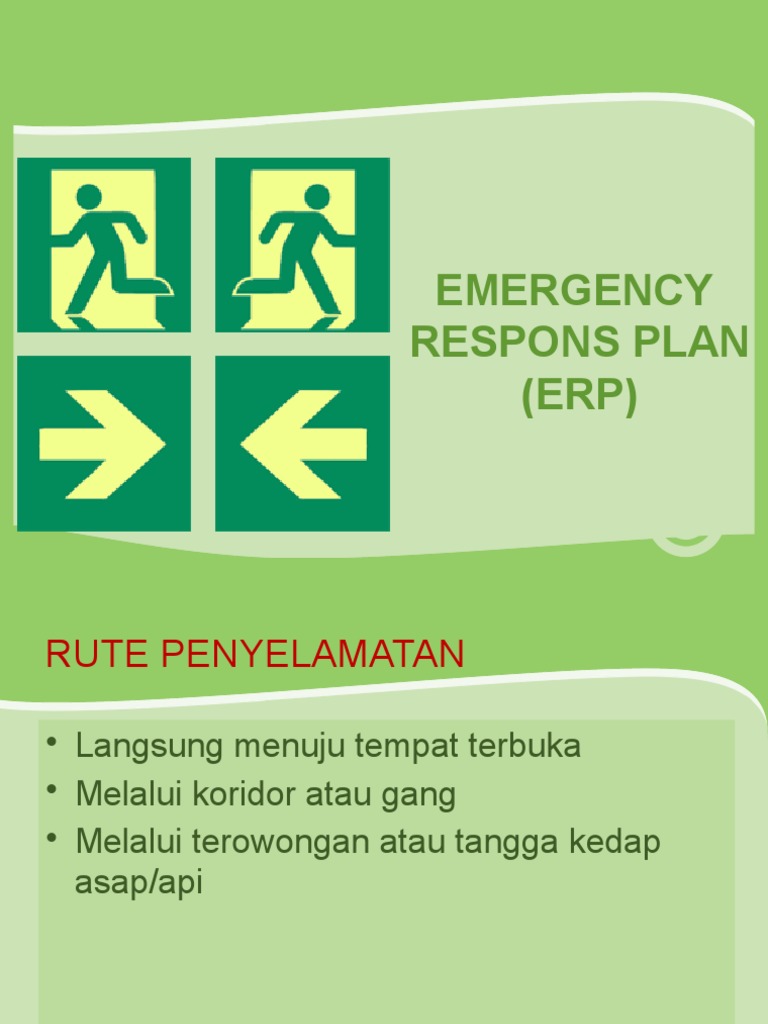 Emergency Respons Plan (ERP) | PDF