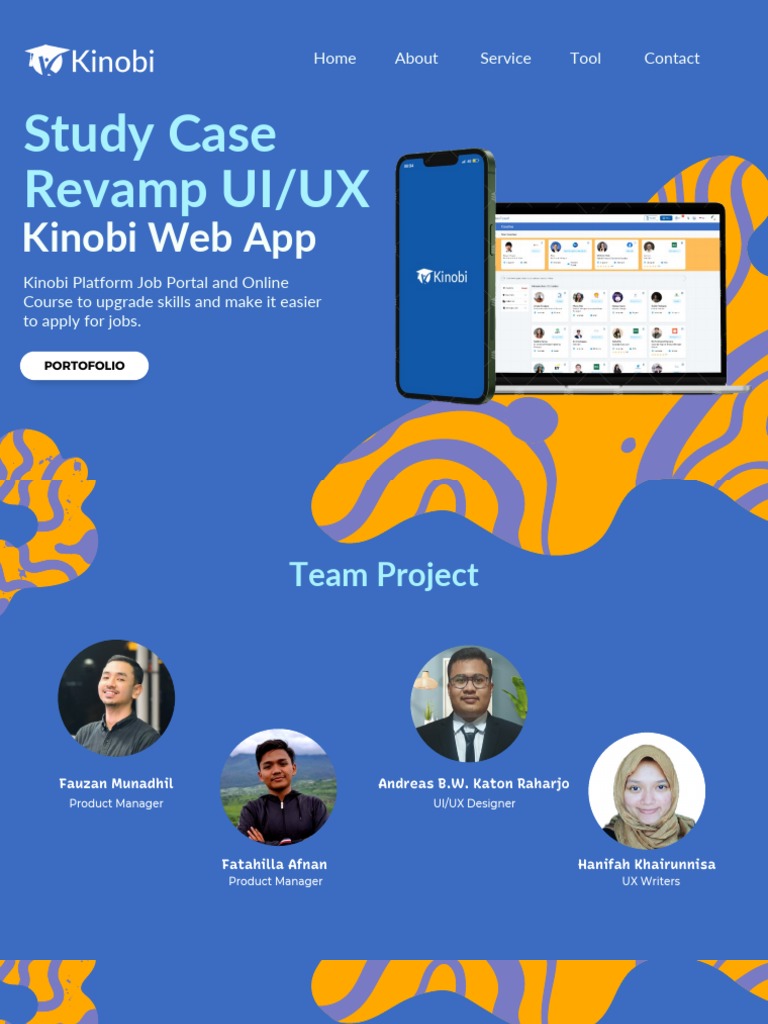 Case Study Kinobi Web App 48 Slide | PDF | Mobile App | Usability