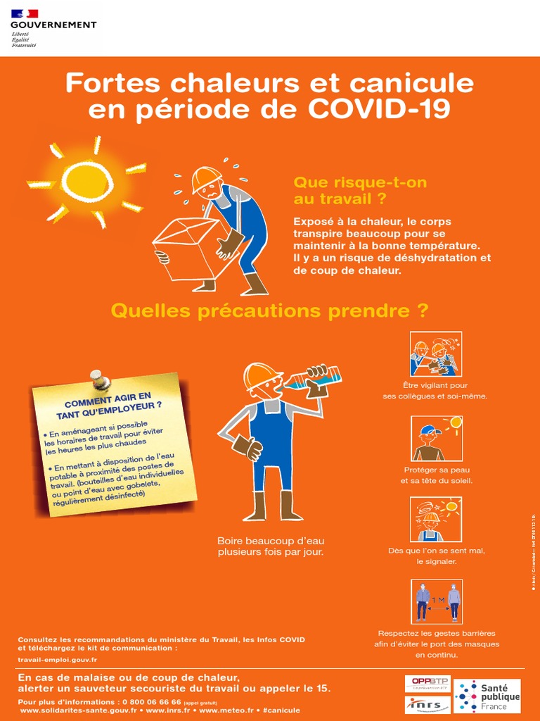 04 Forte Chaleur Travailleurs 2020 | PDF | Canicule